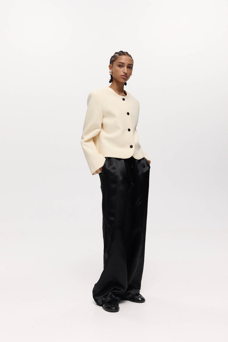 Harris Tapper Tanaka Trouser Black Satin – WeWearAustralian